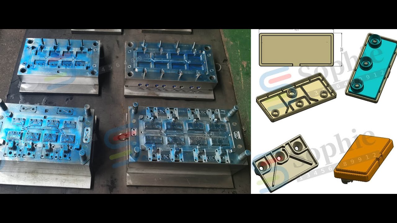 Multi-Cavity Plastic Injection Molds for Car battery box Multi Cavity ...