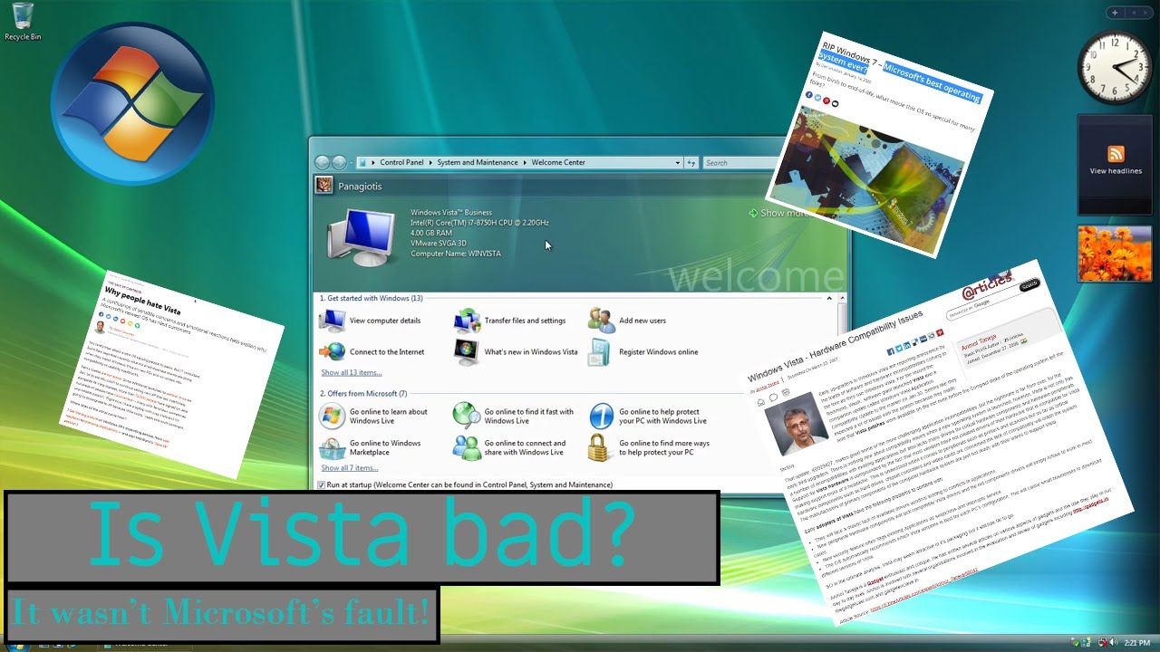 Why Windows Vista failed so tragically? (2 Minute documentary) - YouTube