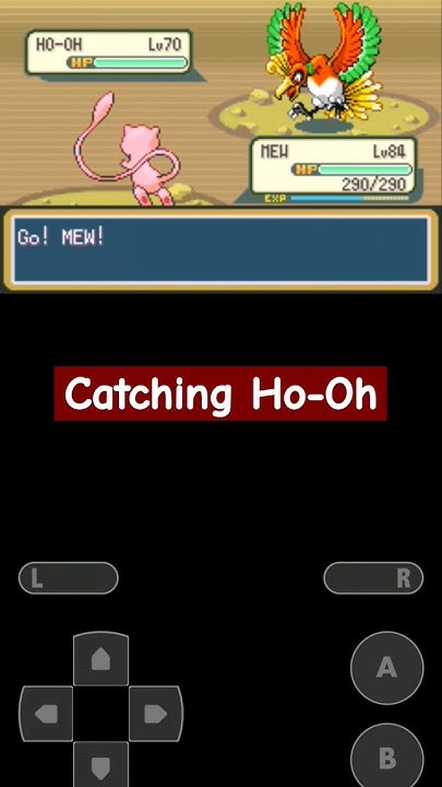 Catching Ho-Oh #pokemon #hooh #firered #gameboy #emulator #android #ultraviolet #gameboyadvanced ...