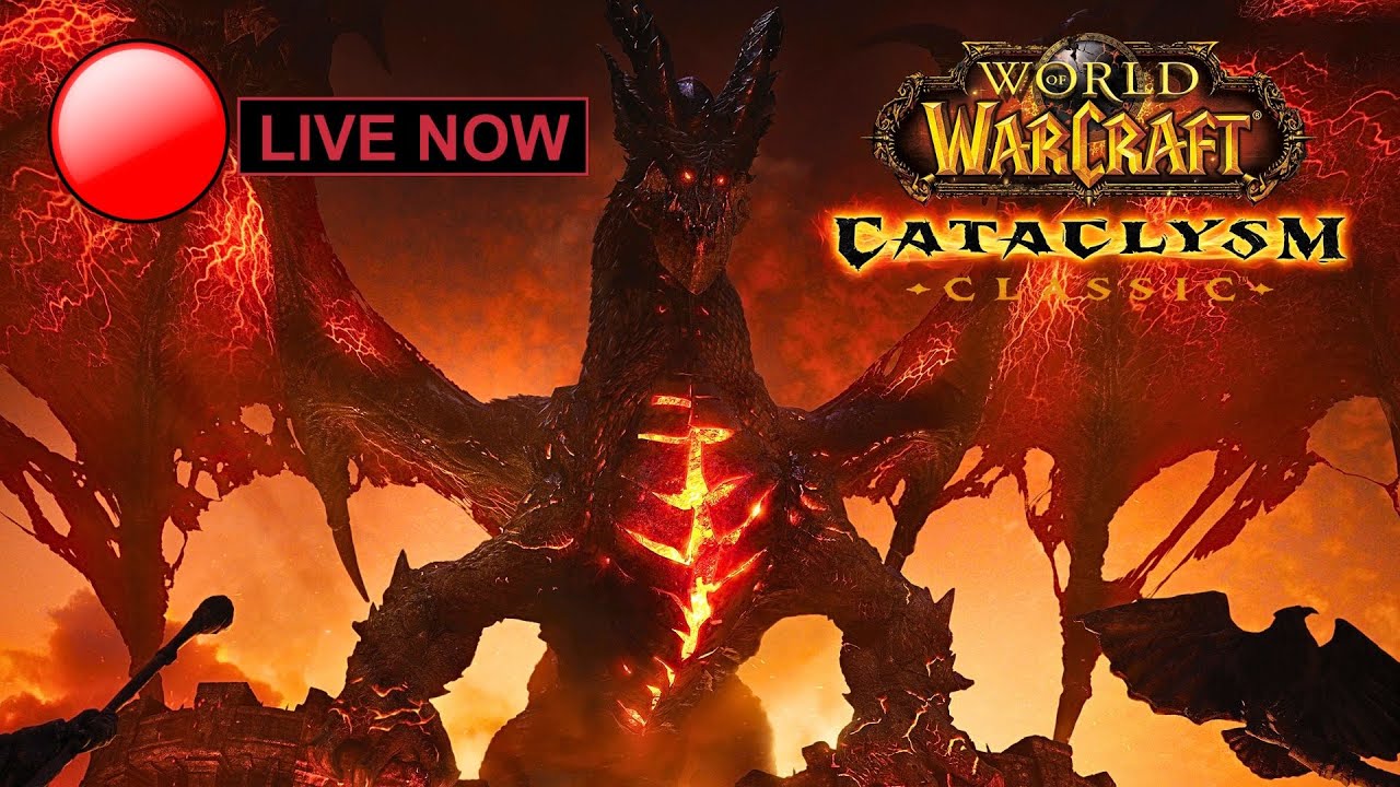 🔴 LIVE - WoW Cataclysm Classic Leveling Gameplay And Dungeons - YouTube