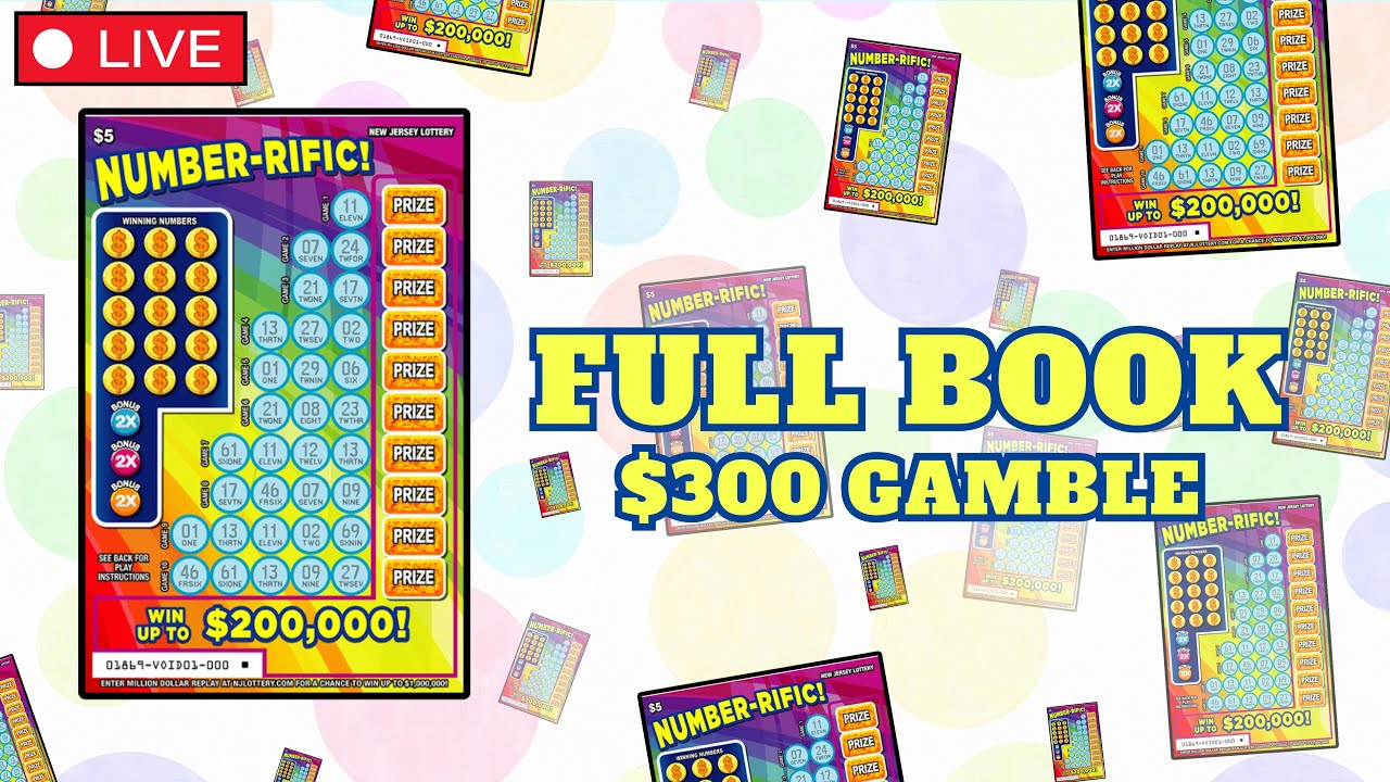 FULL BOOK (60 TICKETS) OF SCRATCH OFF LOTTERY TICKETS FROM NEW JERSEY ...