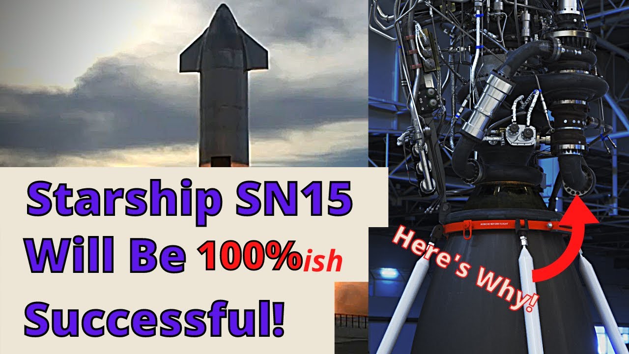 SpaceX's Starship SN15 Will Be 100%ish Successful... Here's Why - YouTube