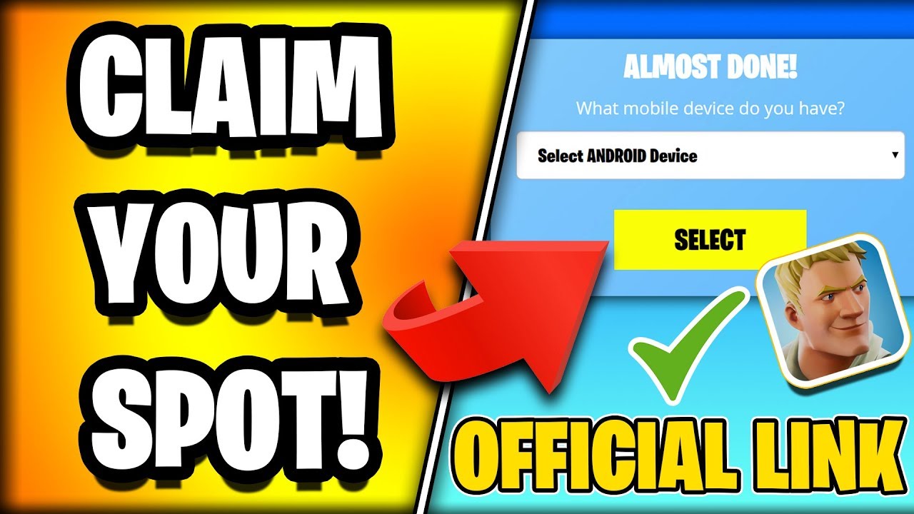 *OFFICIAL* HOW TO SIGNUP FOR Fortnite ANDROID Mobile EARLY (Signup ...
