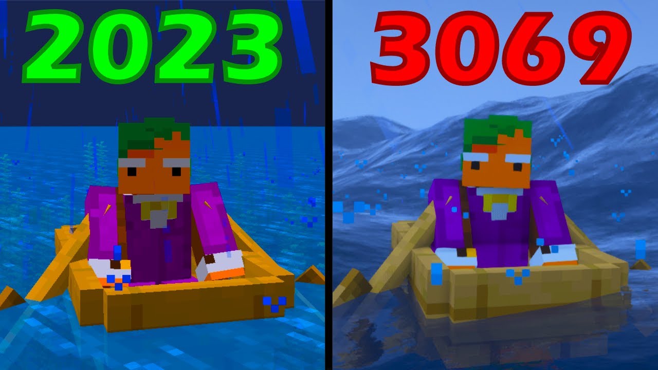 minecraft ocean physics 2023 vs 3069 - YouTube