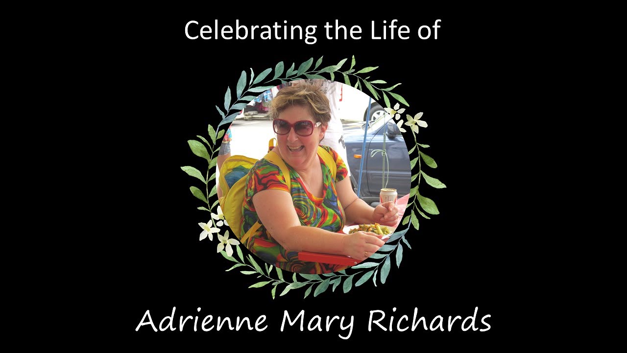 Adrienne Richards' Funeral - YouTube