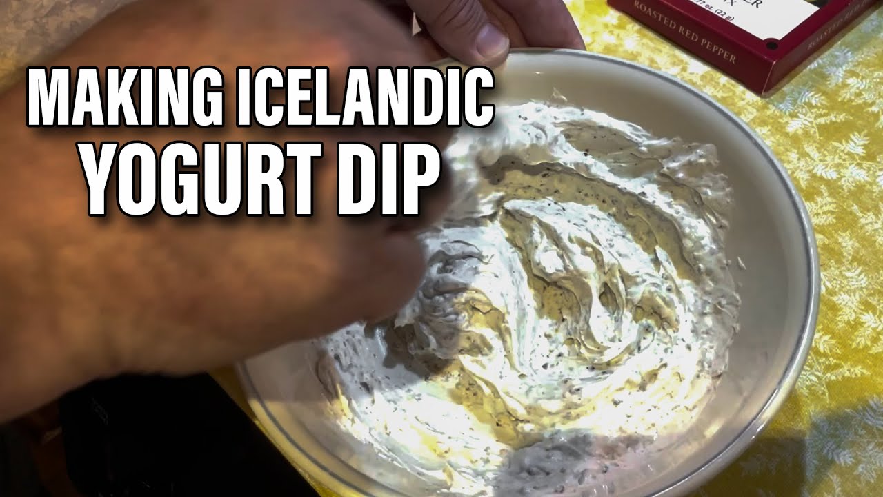 How To Make High-Protein Icelandic Yogurt Dip - Thor's Skyr - YouTube