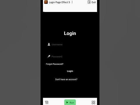 Login Page Effect 5 | Mini Program | Web Suite Mini Program | Web Development Mini Program - YouTube