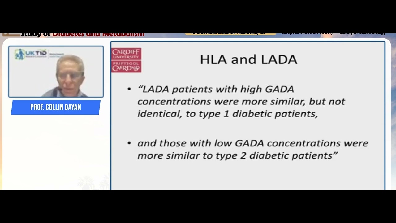 LADA/autoimmune and Type 2 DM / Prof COLLIN DAYAN - YouTube