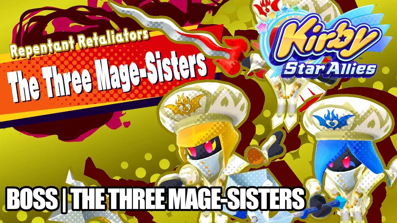 Kirby Star Allies - Boss | The Three Mage-Sisters [Nintendo Switch ...