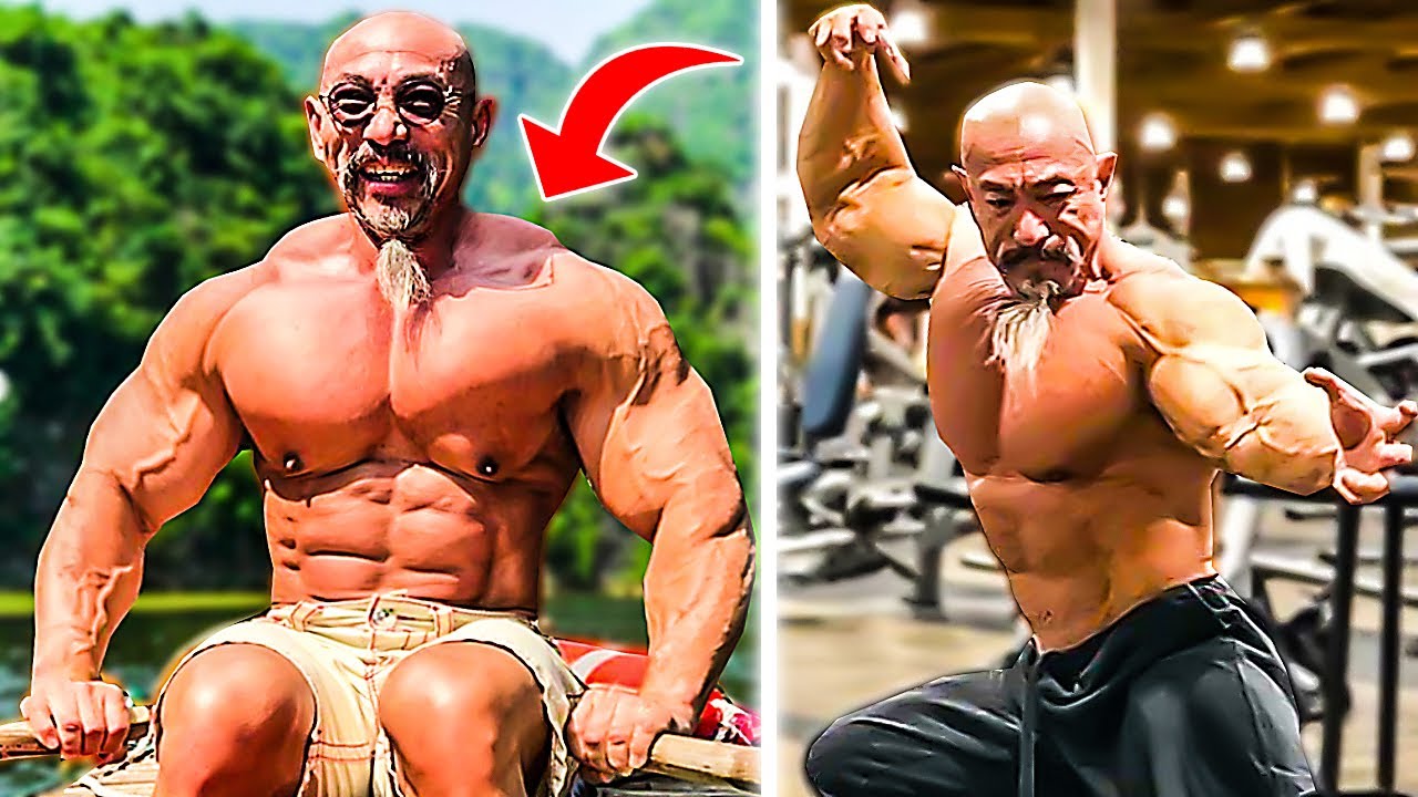 Master Roshi EXIST In Real Life | 60 Years Old JACKED Grandpa | Nhon Ly ...
