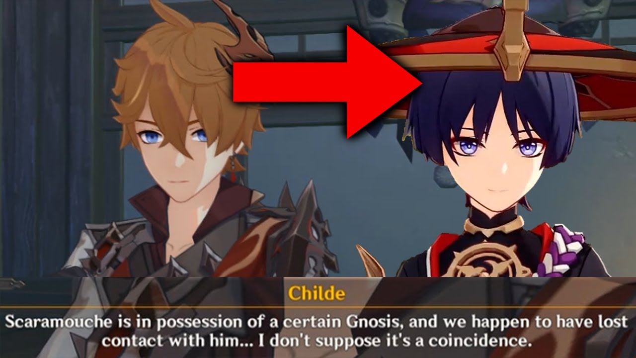 Childe actually came to Inazuma to look for Scaramouche - YouTube
