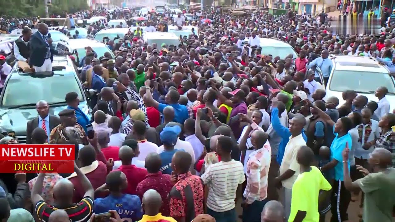 PARENTS STORM RUTO RALLY IN BUNGOMA,,,CUT HIS SPEECH SAYING THEY ARE ...