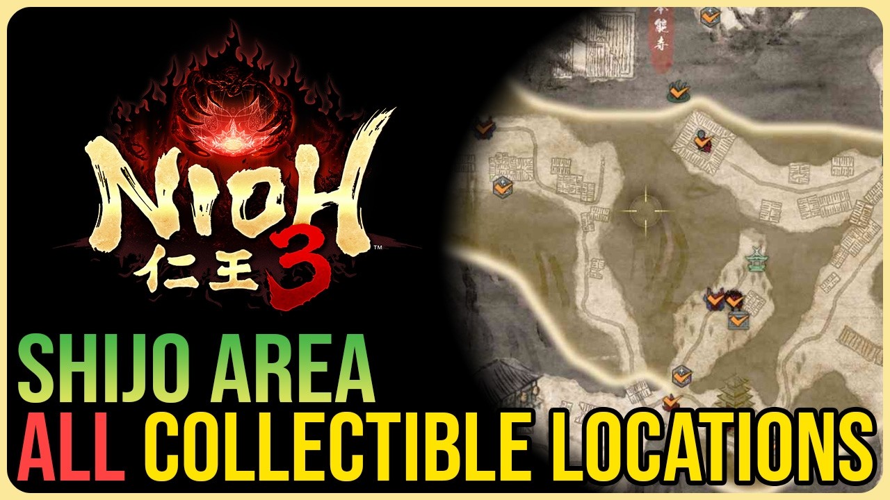 All Shijo Collectibles – Nioh 3 - YouTube