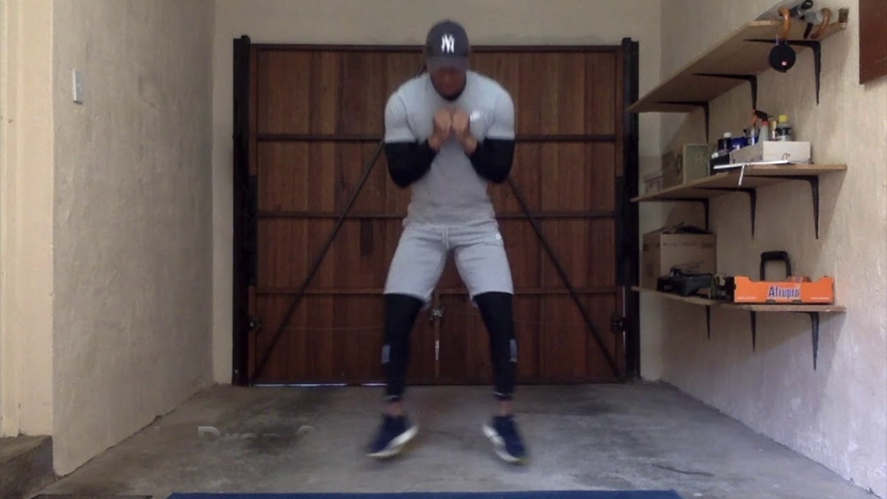 Wide Drop Squat - YouTube