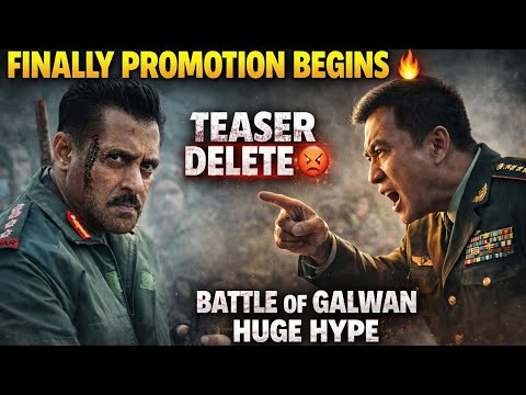 BATTLE OF GALWAN BIG CONTROVERSY😱MASSIVE HYPE🔥 SALMAN KHAN'S TEASER SPARKS GLOBAL REACTION