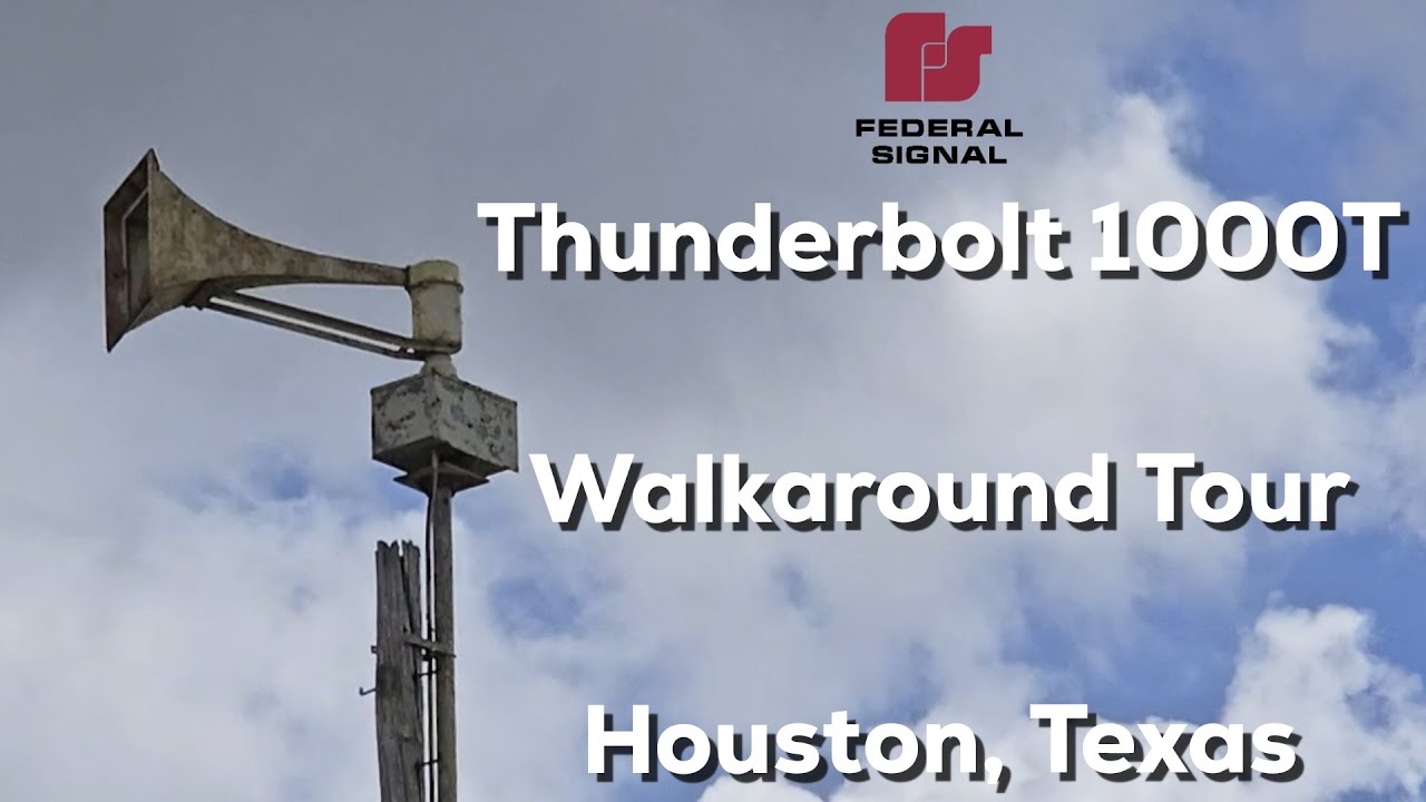 Federal Signal Thunderbolt 1000T | Walkaround Tour | Houston, Texas ...