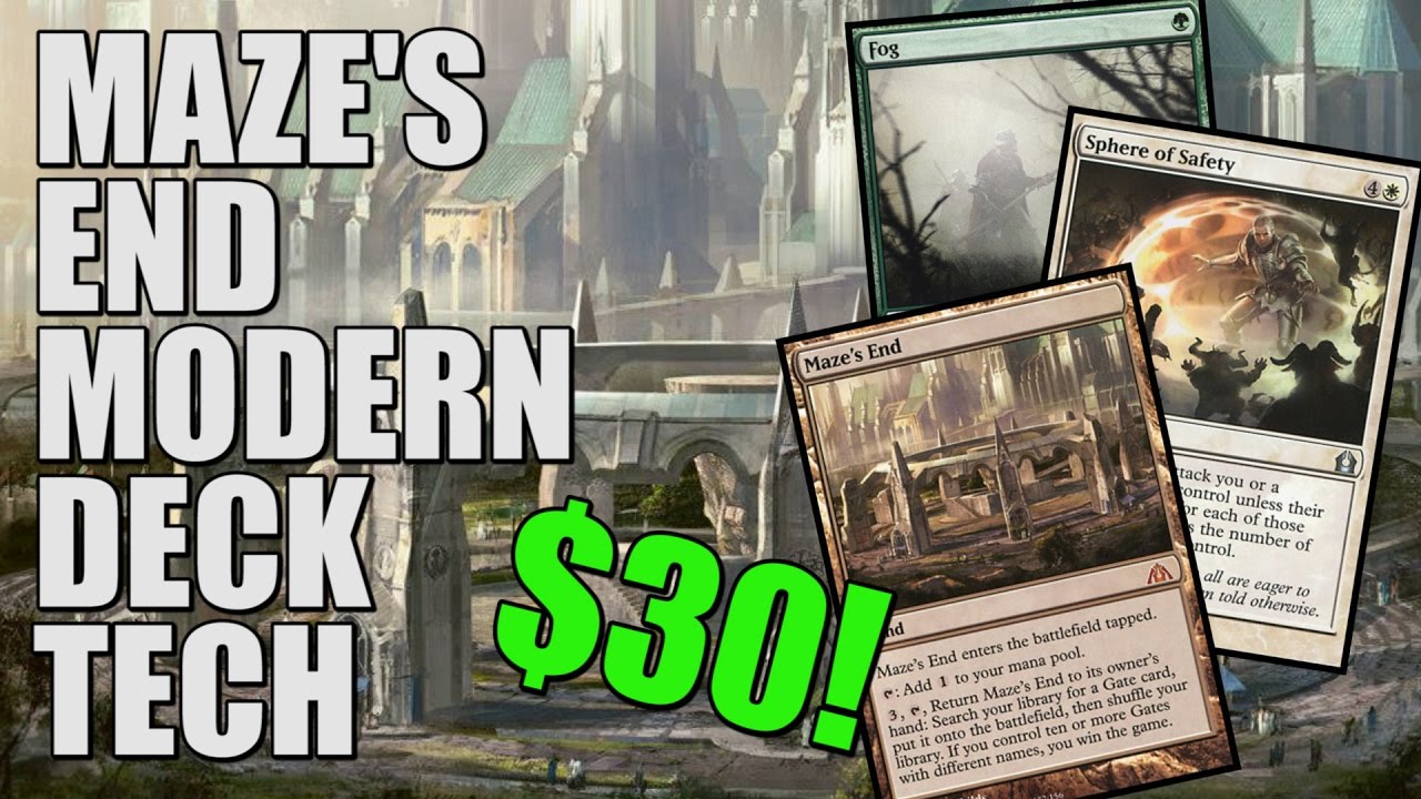 Budget Maze's End Modern Deck Tech - YouTube