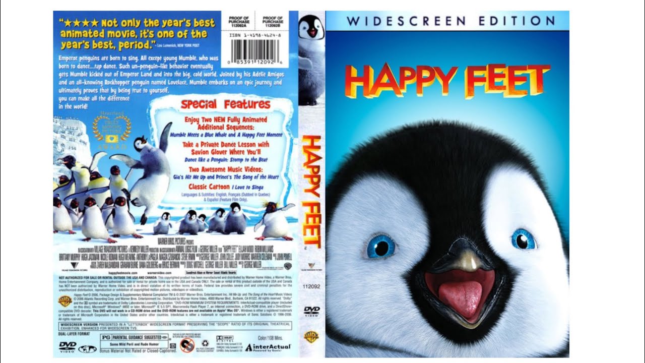 Opening to happy feet dvd - YouTube