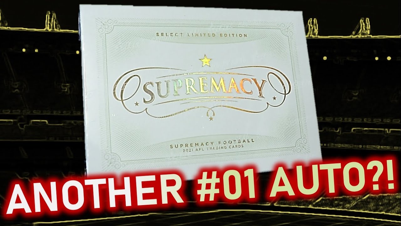 Another Select AFL Supremacy 2021 Box Break! (aka Pulling A Second #01 ...