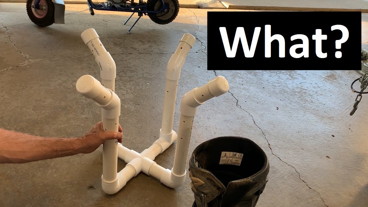 Boot Washing and Drying Rack - YouTube
