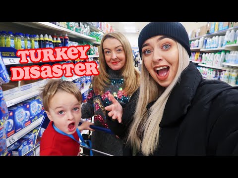 TURKEY DISASTER.. CHRISTMAS FOOD SHOP & A MAGICAL Christmas Eve!