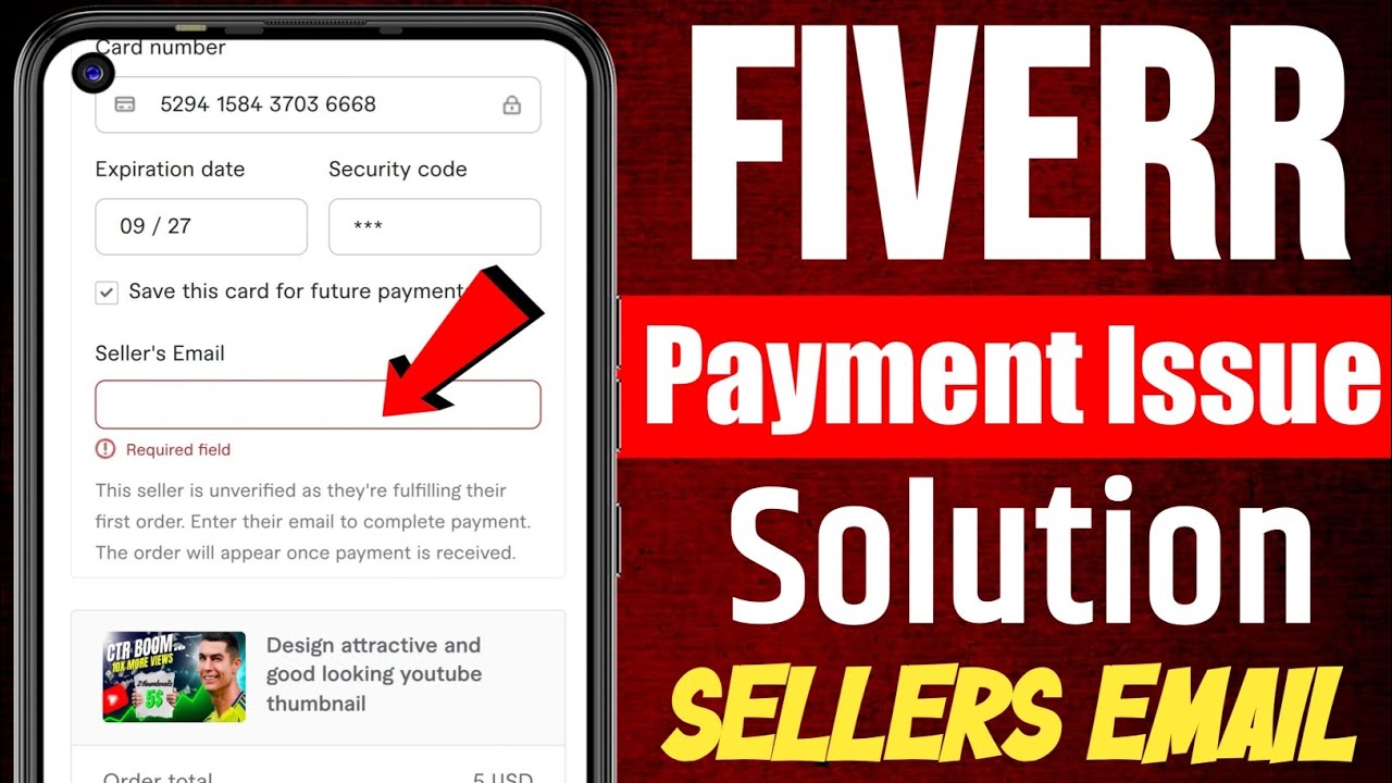 Fiverr Payment Issue Solution | fiverr Client email asking for email ...