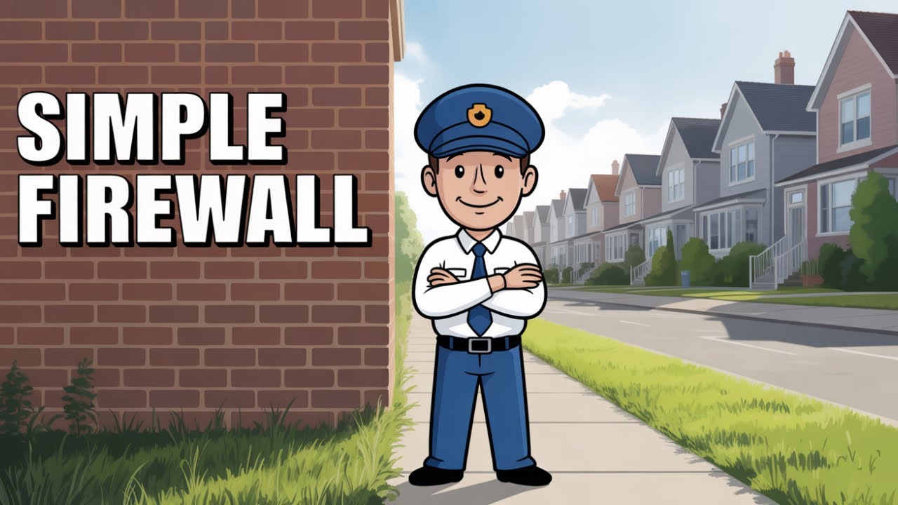 Understanding Firewalls: A Layman's Guide with Security Guard Analogies - YouTube