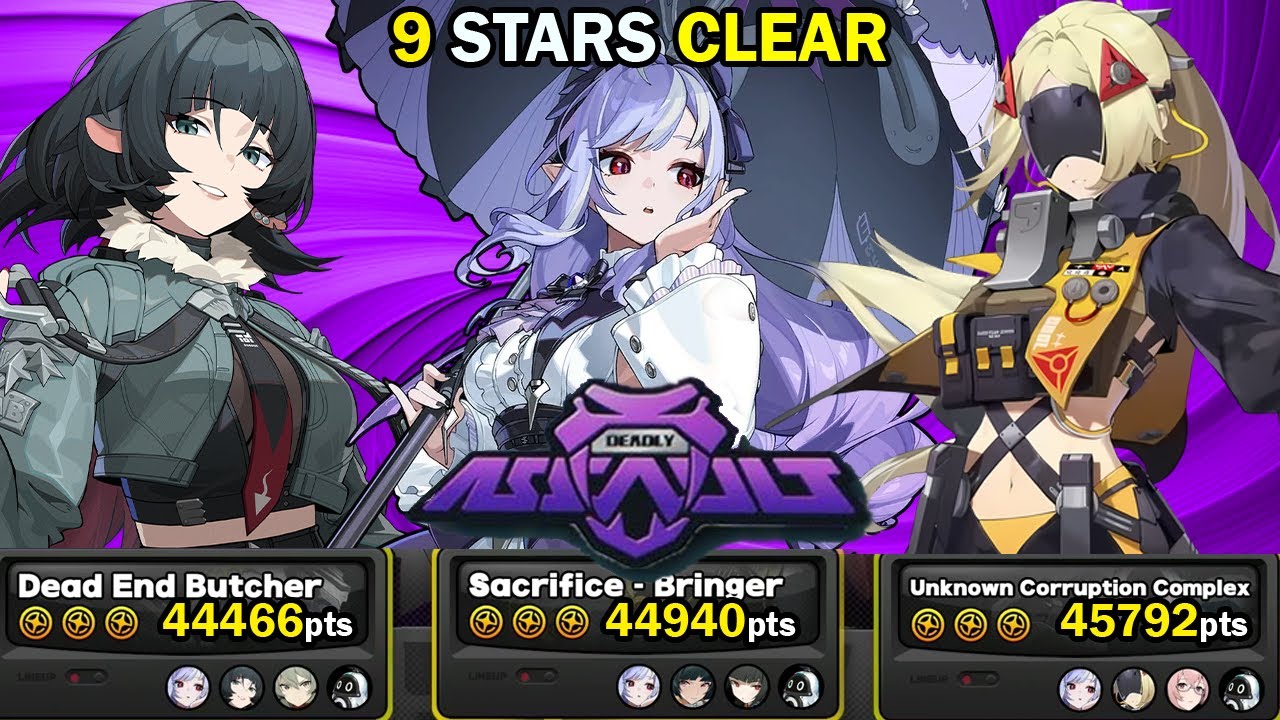 M0W0 Vivian 3 Anomaly Teams! | Deadly Assault 9 Stars Clear | Zenless ...