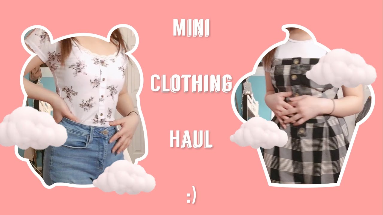 Mini Clothing Haul :) - YouTube