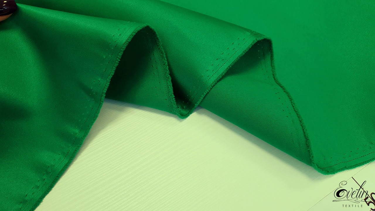 Tafta Duchesse verde iarba - YouTube