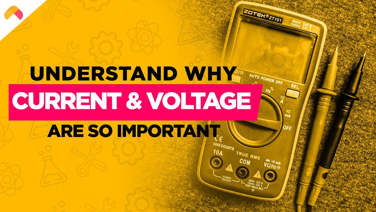 CURRENT and VOLTAGE Explained | Electrical Engineering Basics - YouTube