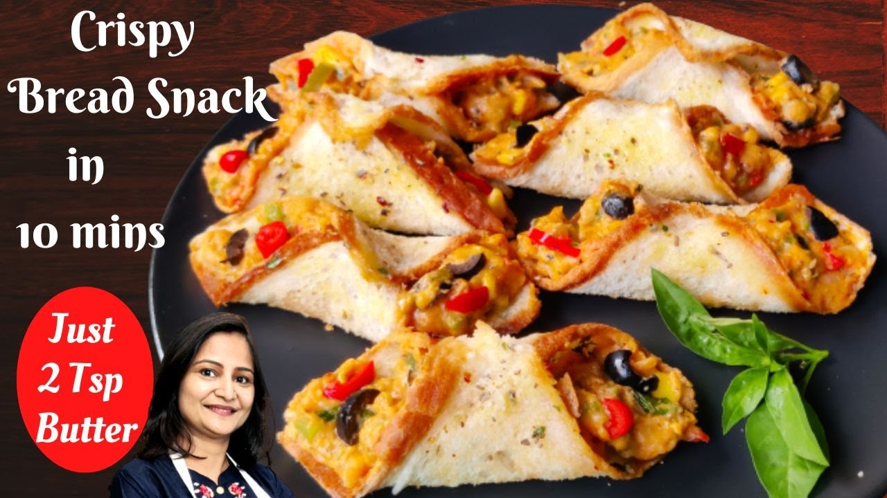 Bread Snacks | Party Starters | Quick Snacks Recipe | Veg Snacks ...