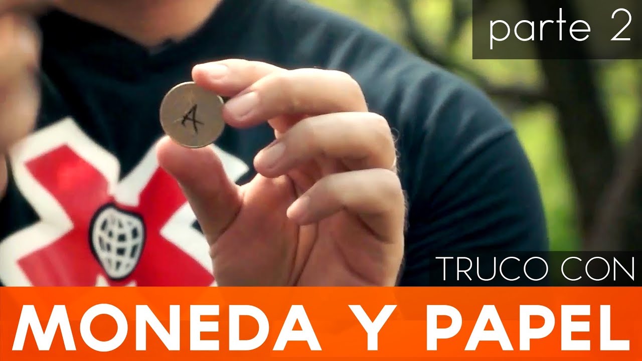Truco de magia con papel y moneda revelado, en español para aprender ...