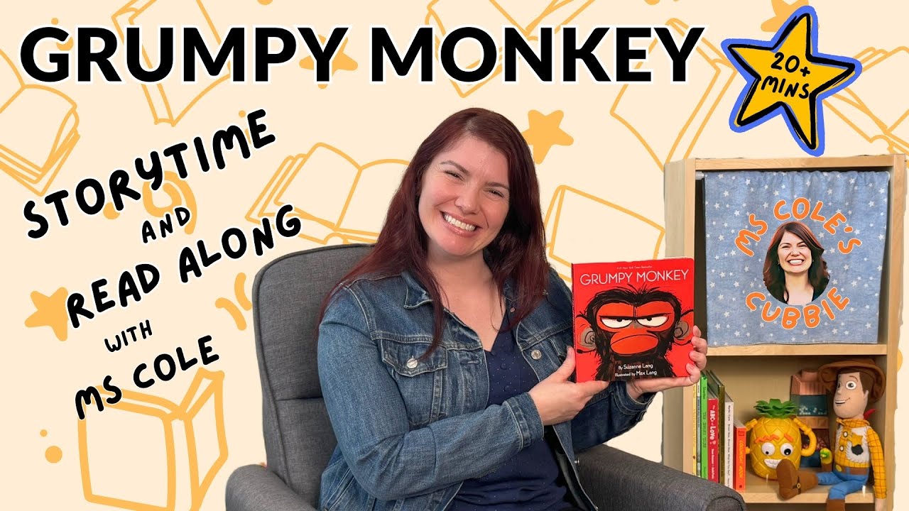 EP 1: Frown Town | Grumpy Monkey | FUNNY Interactive Storytime | Read Aloud & Read Along for ...