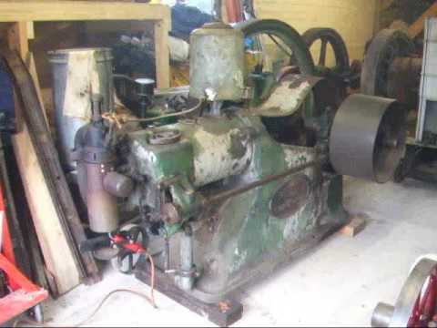 Tangye 12hp Oil Engine - YouTube