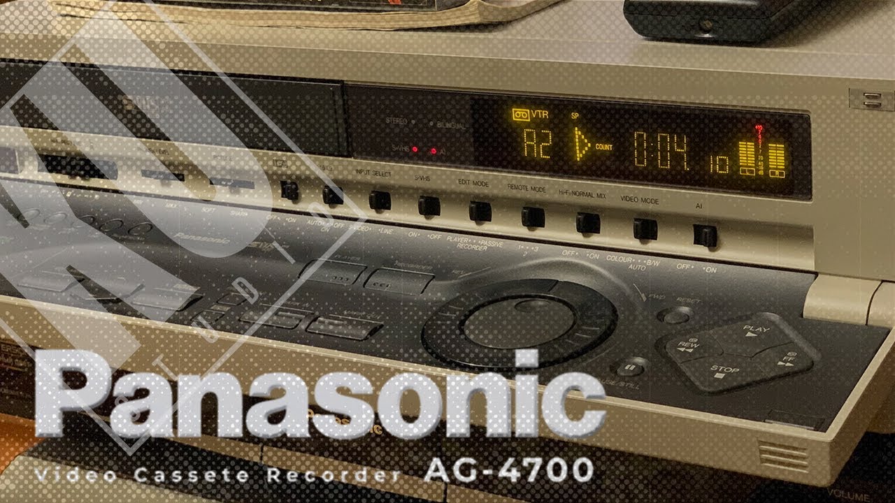 Видеомагнитофон Panasonic AG-4700 (HI-FI S-VHS Video Cassete Recorder ...