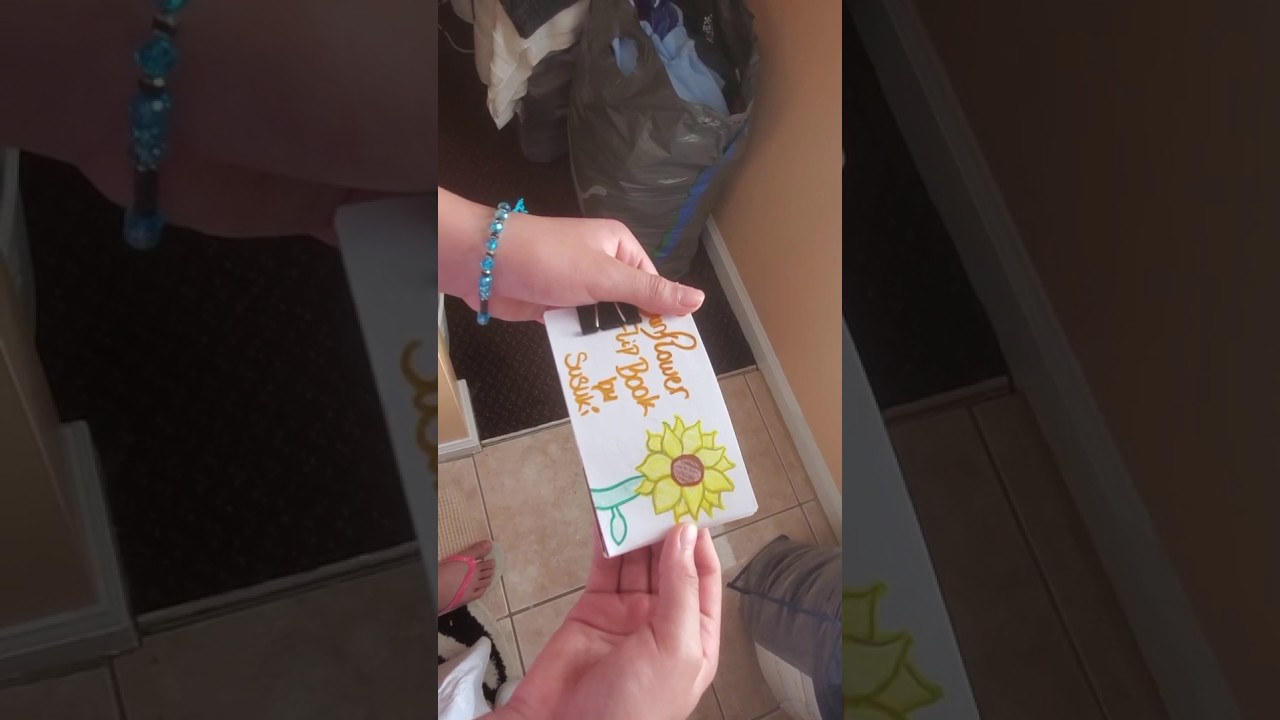 Time and motion sunflower flip book - YouTube