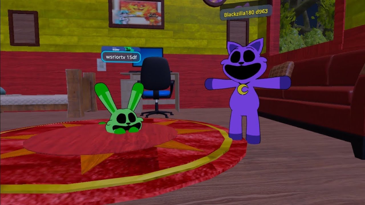 Dreams and nightmares ( smiling critters VR chat ) - YouTube