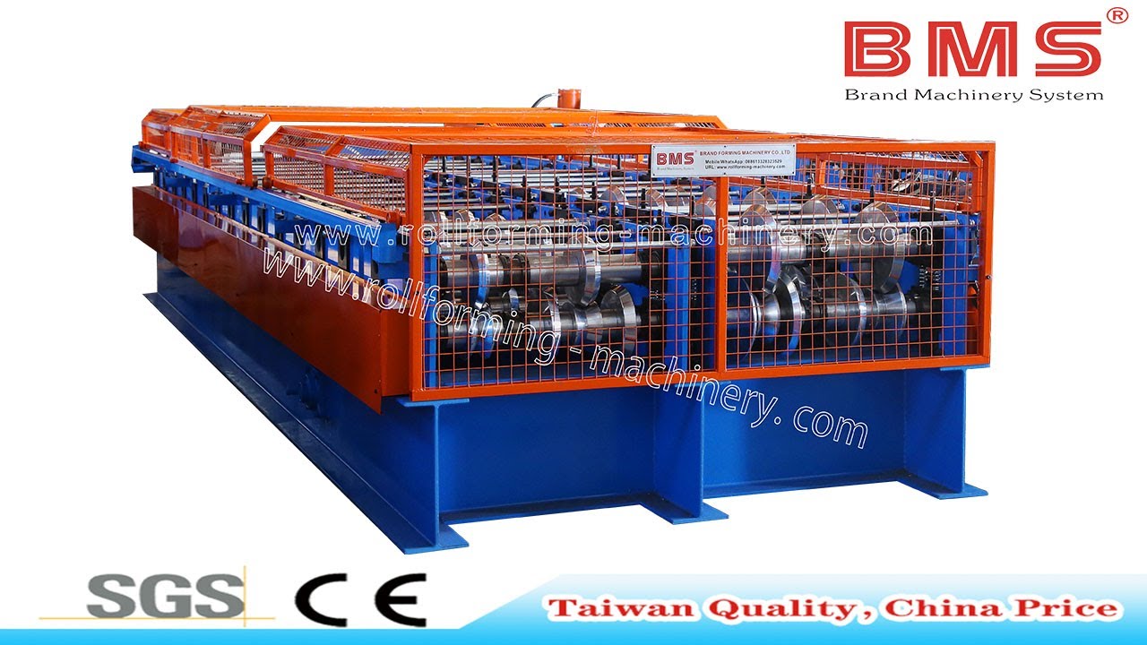 Edge Wrapping Panel Roll Forming Machine - YouTube