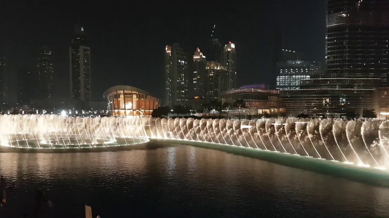 DUBAI WATER SHOW AMAZING! - YouTube