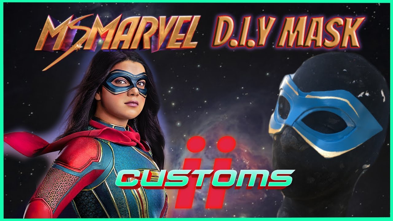 EASY MS.MARVEL MASK BUILD cosplay How to - YouTube