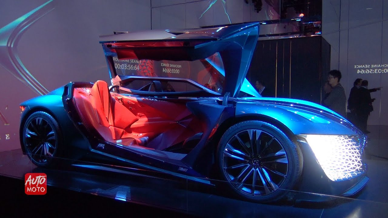 DS X E-Tense Concept - Exterior And Interior Walkaround - 2018 Paris ...