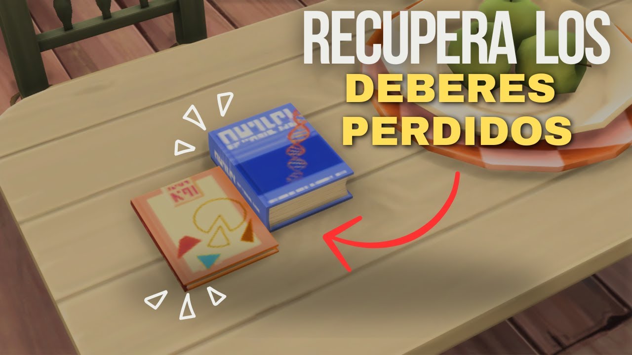 Los Sims 4: Cómo encontrar los deberes perdidos | Tutorial - YouTube