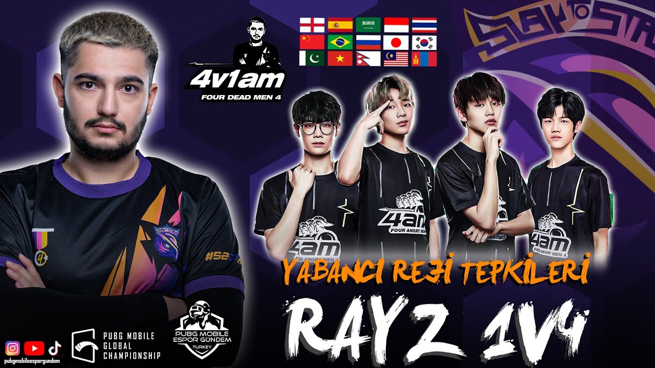 PMGC 2022 \ RAYZ 4AM'A 1V4 ATIYOR! \ YABANCI REJİ TEPKİLERİ! #s2gespor #sylas #pmgc2022 #barışg ...