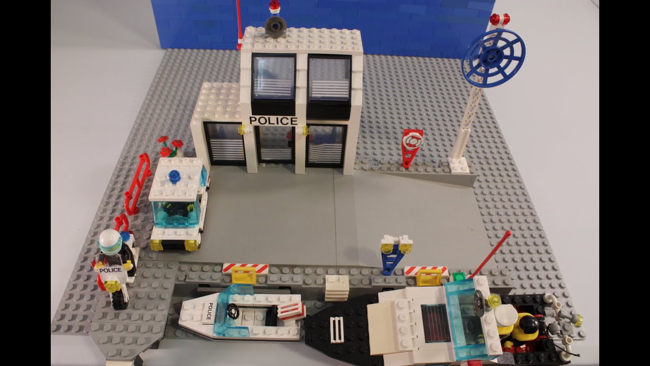 Lego set 6540 pier police stop motion build - YouTube