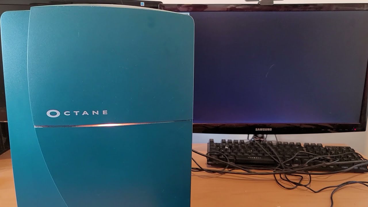 Silicon Graphics Inc (SGI) Octane bootup. - YouTube
