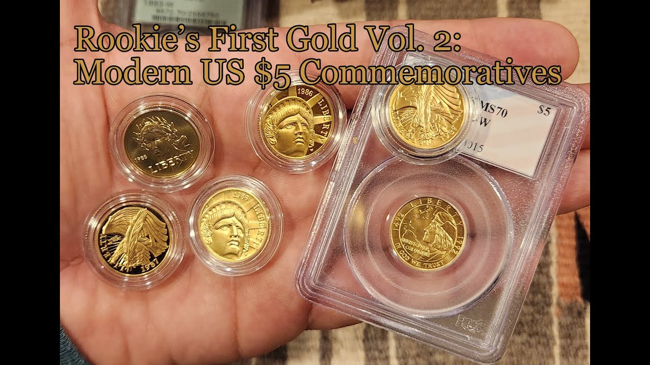 Gold Rookie's First Purchase Volume 2: Modern US $5 Commemoratives ...