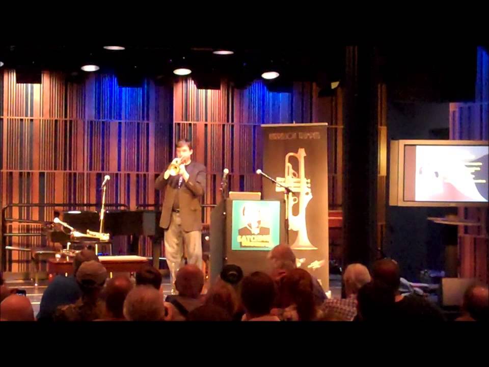 Jason Harrelson plays the Satchmo Trumpet at Satchmo Summerfest in New ...