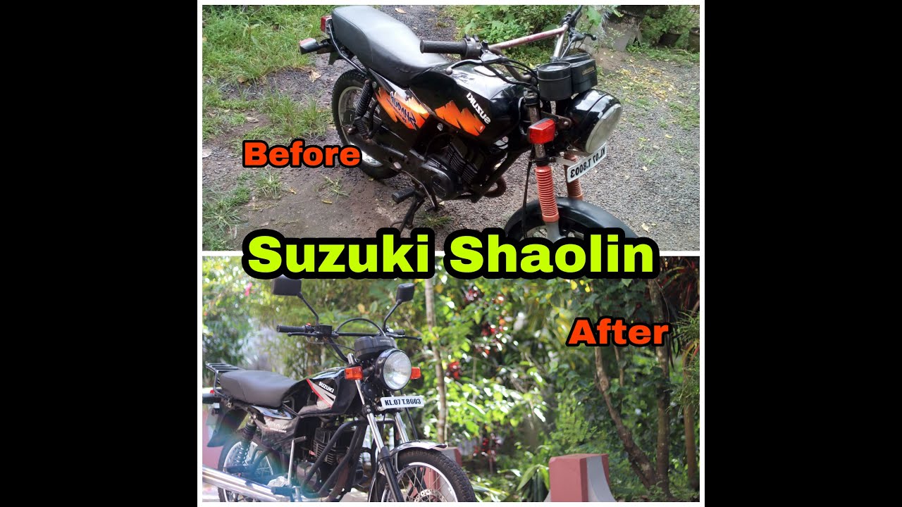 Suzuki Shaolin Modified | Before & After - YouTube