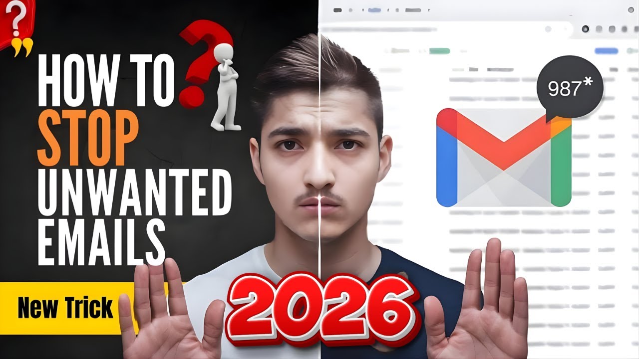 Stop Unwanted Emails in Gmail | Remove Access to Unwanted Websites in ...